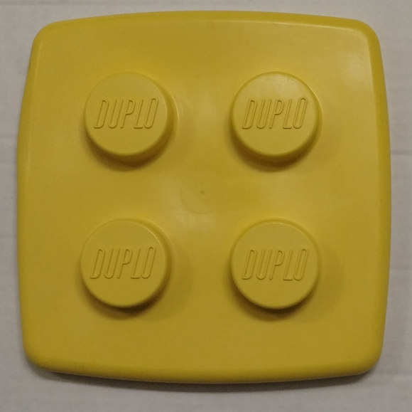 Toys | Lego Duplo Vintage Empty Yellow Plastic Bucket 1987 | Poshmark